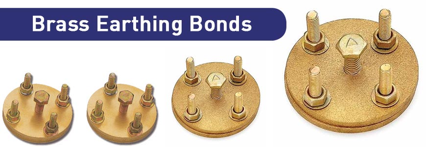 Brass Earthing Bonds | Rain Water Pipe Bond Rod | Copper Earth Bonds