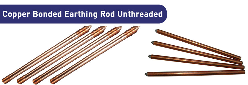 Copper Bonded Earthing Rod Unthreaded | Earth Rods